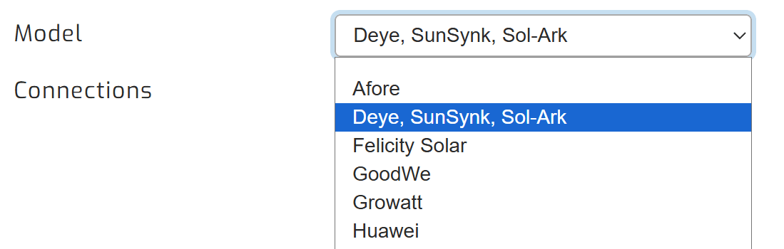 RS232 - Deye Single-Phase Hybrid