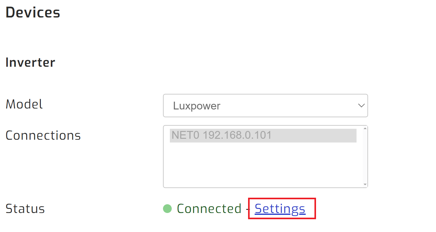 Adjust settings of EG4 FlexBOSS 21 Split-Phase All-In-One Hybrid
